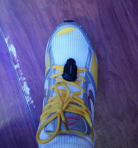 트레드밀 운동을 기록하는 'Foot pod'